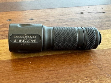Surefire E1 Executive Tear Drop Head Flashlight Rare Vintage HA Gray SN ...