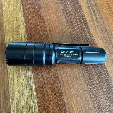 SureFire EB1 Backup Tactical LED Flashlight (Tactical Tailcap, Black ...