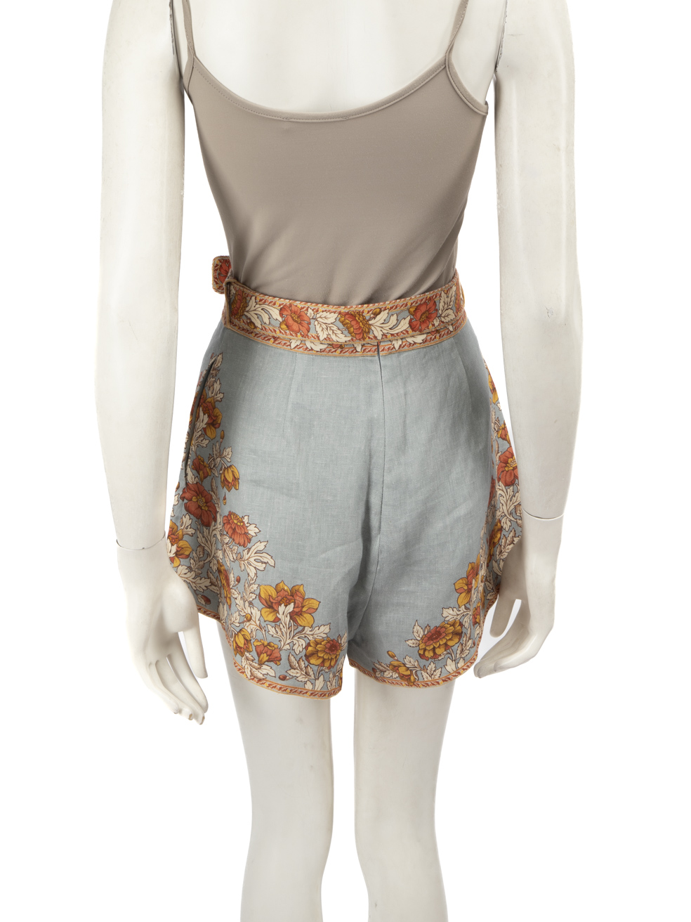 Zimmermann Blue Floral Mini Shorts | CSD