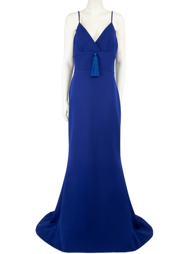 Honayda Blue Tassel Detail Maxi Gown | CSD Honayda Blue Tassel Detail Maxi Gown | CSD