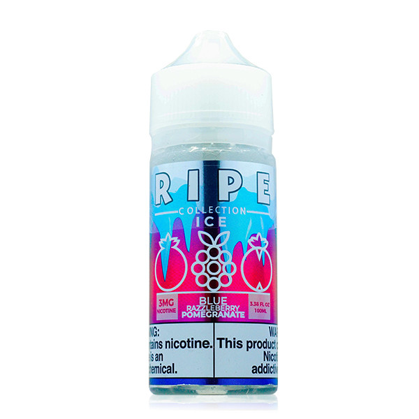 Blue Razzleberry Pomegranate ICE By Ripe E-Liquid 100mL | Vapor Empire