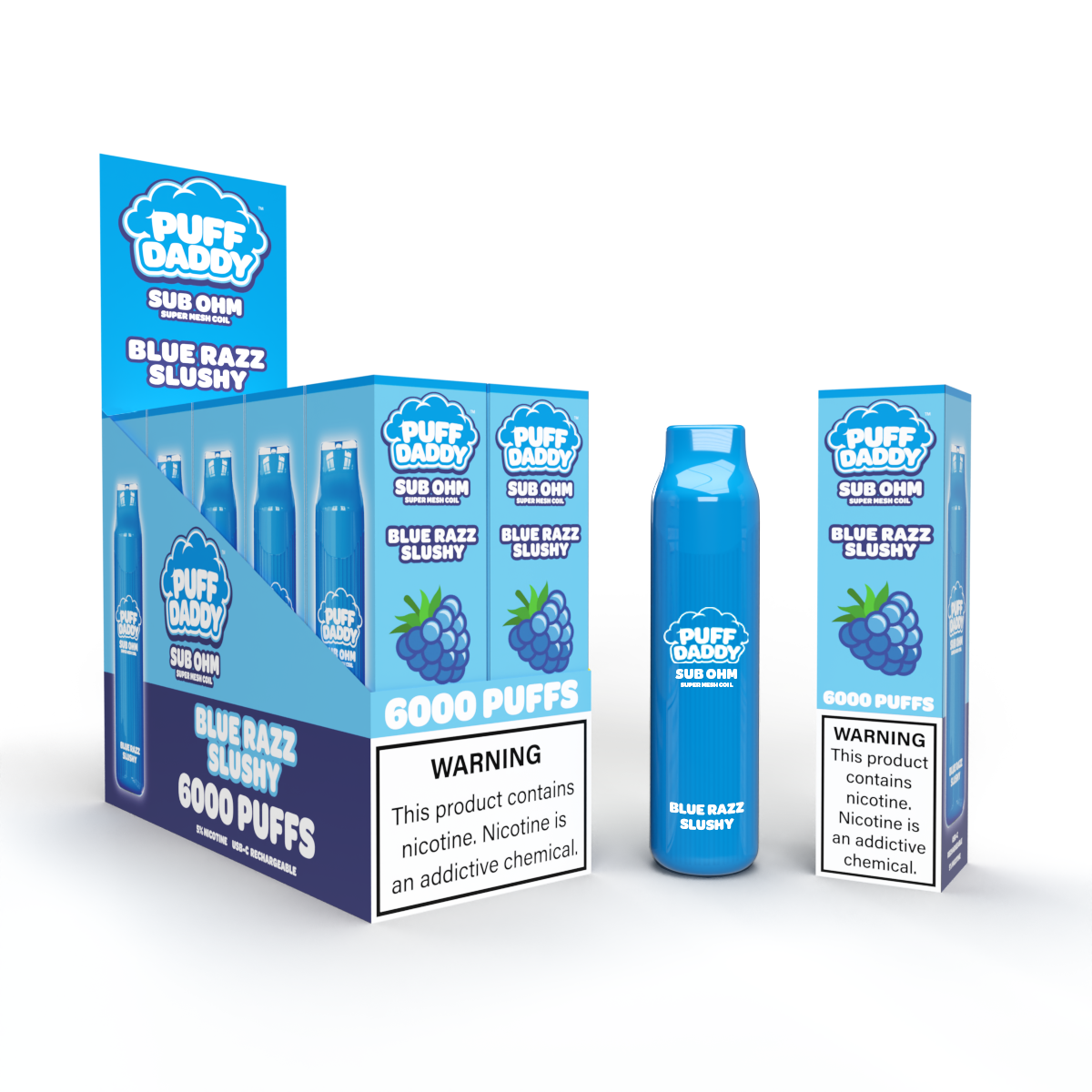 Puff Daddy 6000 Puffs Disposable Vape 50mg 14mL | Vapor Empire