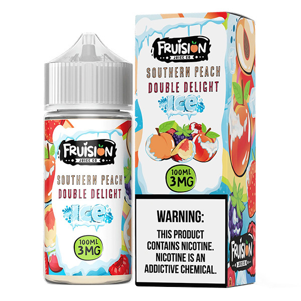 Southern Peach Double Delight Ice by Fruision E-Juice (100mL)(Freebase ...