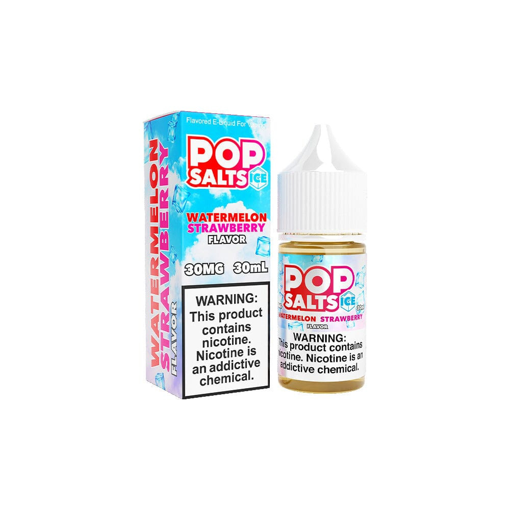 Watermelon Strawberry Ice by Pop Salts E-Liquid 30mL Salt Nic | Vapor ...