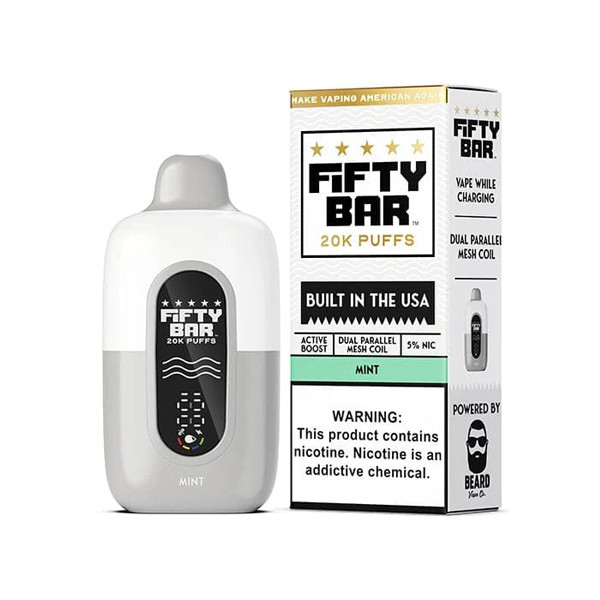 Fifty Bar V2 20K 20000 Puffs Disposable Vape 50mg 16mL | Vapor Empire