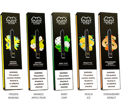 Puff Glow 250 Puffs Disposable Vape 50mg 1.3mL | Vapor Empire