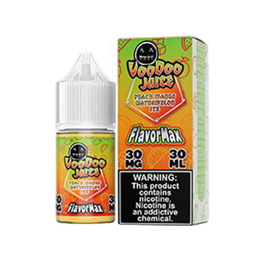 Peach Mango Watermelon Ice Voodoo Juice FlavorMax Salts 30mL | Vapor Empire