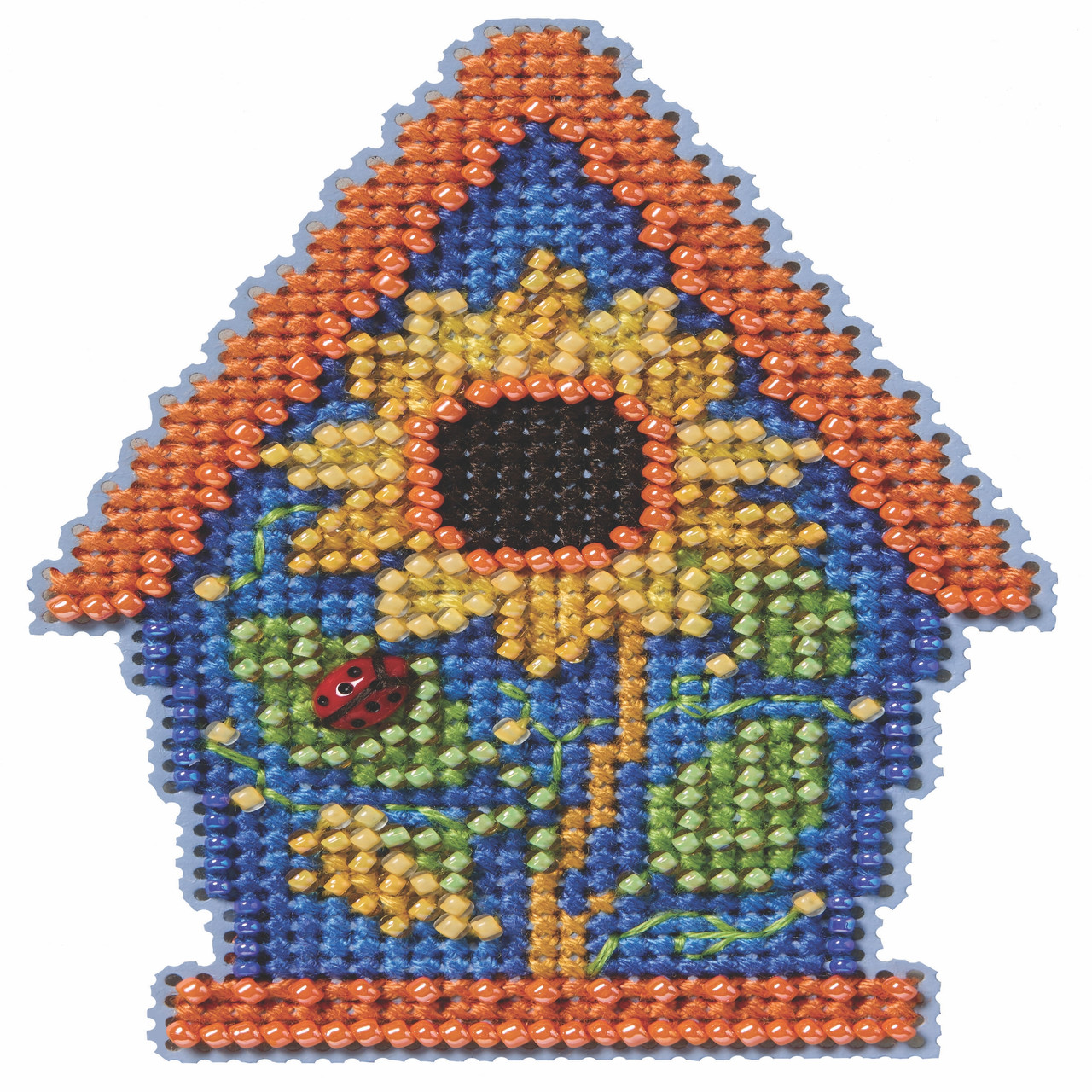 Painted Birdhouse Counted Cross Stitch Kit Mill Hill 2026 Spring ...