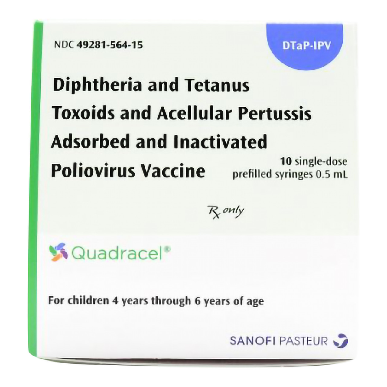 Quadracel® Diphtheria and Tetanus Toxoids and Acellular Pertussis ...