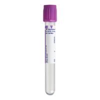 BD Vacutainer EDTA Tubes, Plastic Tube, Hemogard™ Closure, 13mm x 100mm, 6.0mL, Lavender, Paper ...