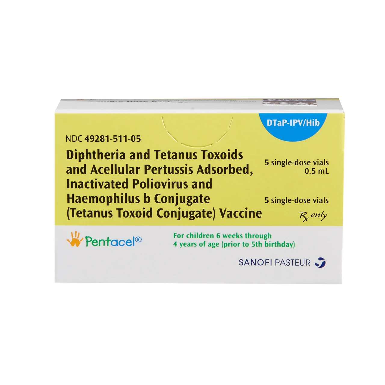 Pentacel® Diphtheria and Tetanus Toxoids and Acellular Pertussis ...