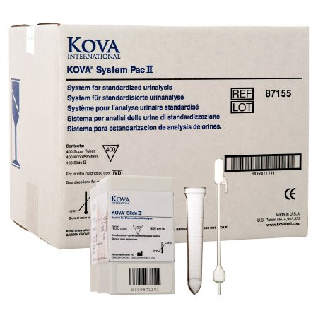 KOVA® Plastics Slide II With Counting Grids, Four-Chambered Slides, 100 ...