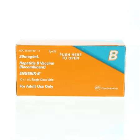 ENGERIX-B® Adult Hepatitis B Virus Vaccine, Preservative Free, 20 mcg ...