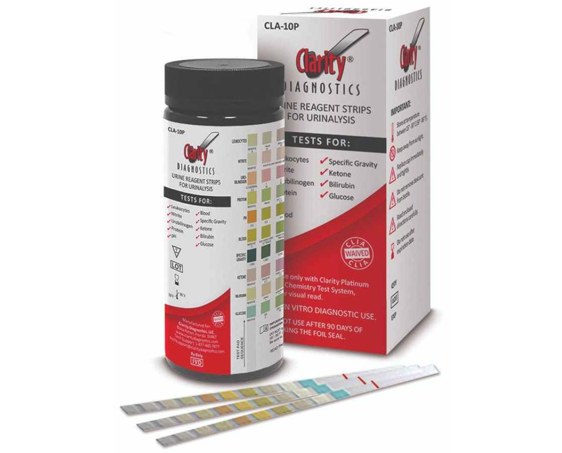 Urinalysis Reagent Multistix® 10SG - 10 Parameter Urine Test Strip, 100/box