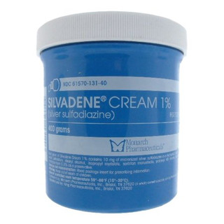 Silvadene, Silver Sulfadiazine (SSD) Cream, 1%, 400g, jar/1
