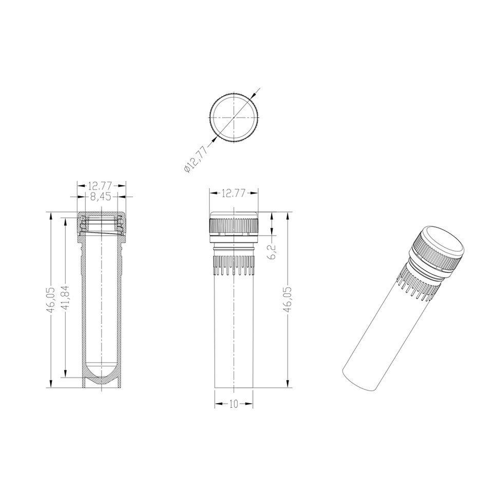 Copan® eSwab , Sterile, Liquid Based Collection, 1 ml of Liquid Amies ...