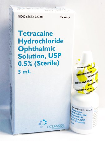 Tetracaine Ophthalmic Solution, 0.5%, 5mL dropper bottle, box/1