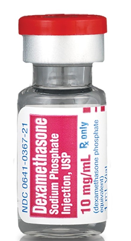 Dexamethasone Sodium Phosphate Injection, 10mg/mL, 1mL, box/25 vials