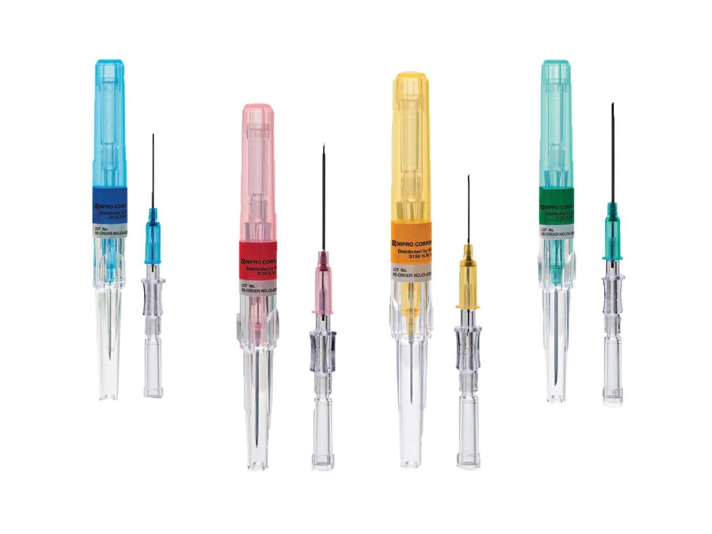 Safelet™Peripheral IV Catheter, 14-24 Gauges, 50/box, 4 boxes/case