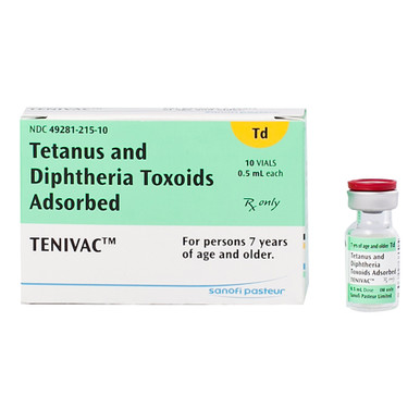 Tenivac™ Tetanus and Diphtheria Toxoids Adsorbed, Preservative Free, VL ...