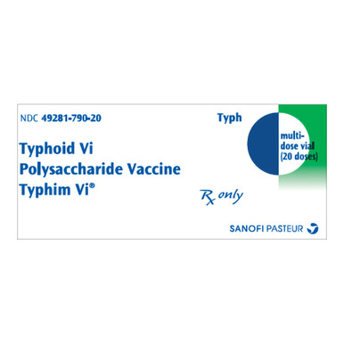 Typhim VI® Typhoid VI Polysaccharide Vaccine, VL, 25 mcg / 0.5 mL ...