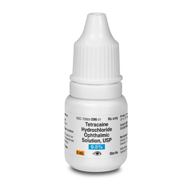Tetracaine HCl 0.5% Ophthalmic Solution, 5 mL Sterile Eye Drops. Item/1