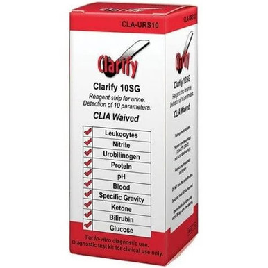 Clarity Urocheck Microalbumin/Creatinine Urine Strips, CLIA Waived, For ...
