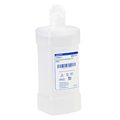AMSure® Sterile Water for Inhalation, 10 drops/ml, 1000ml, case/12