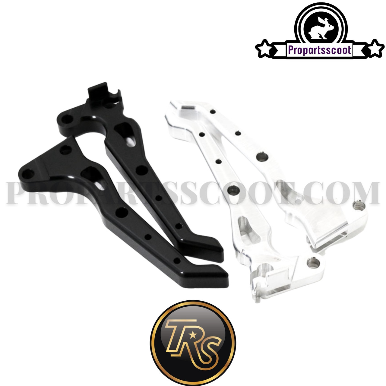 Brake Levers V2 Billet CNC TRS for Honda Ruckus (Black Or Aluminum)