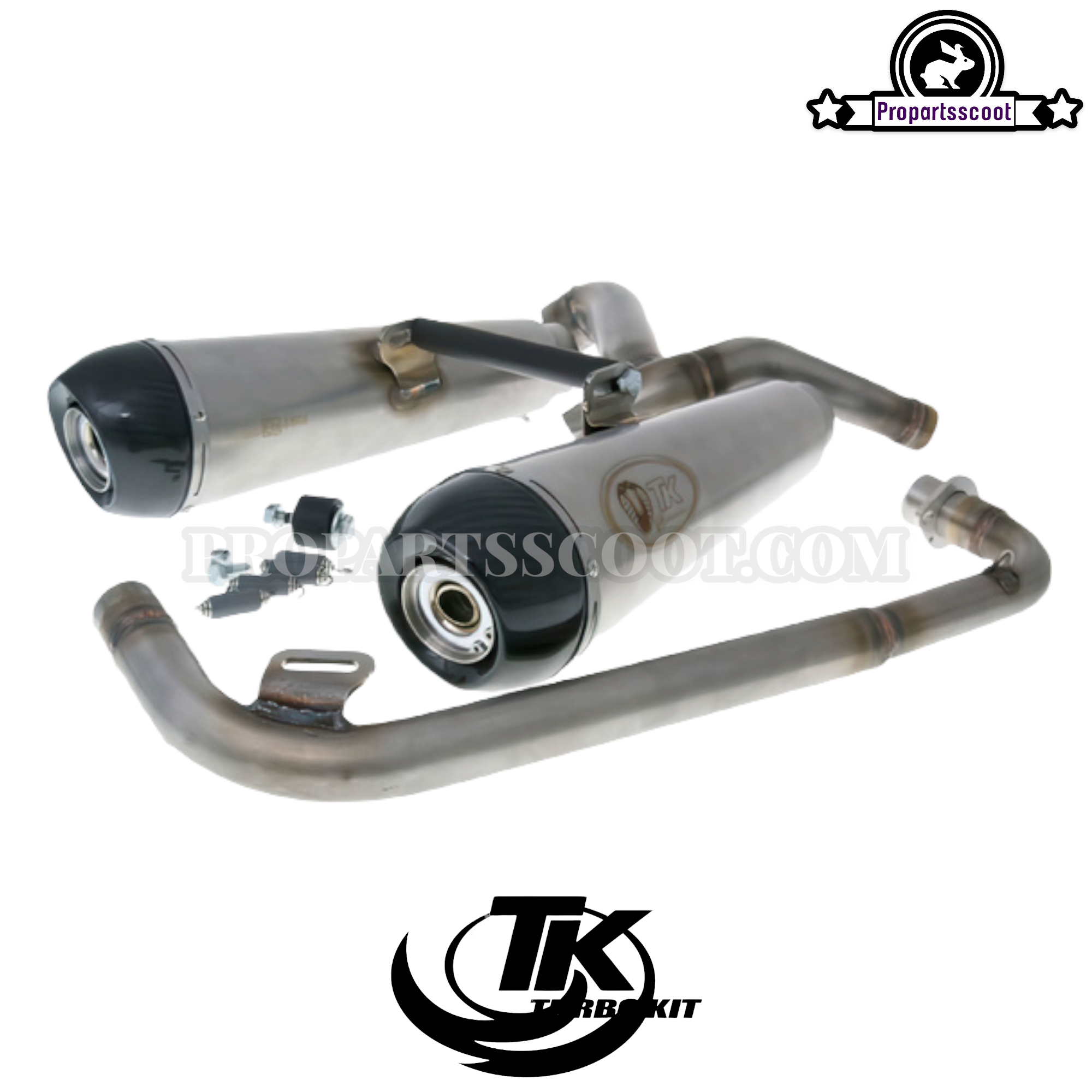 Exhaust Turbo Kit Double - (Honda Grom 125cc)