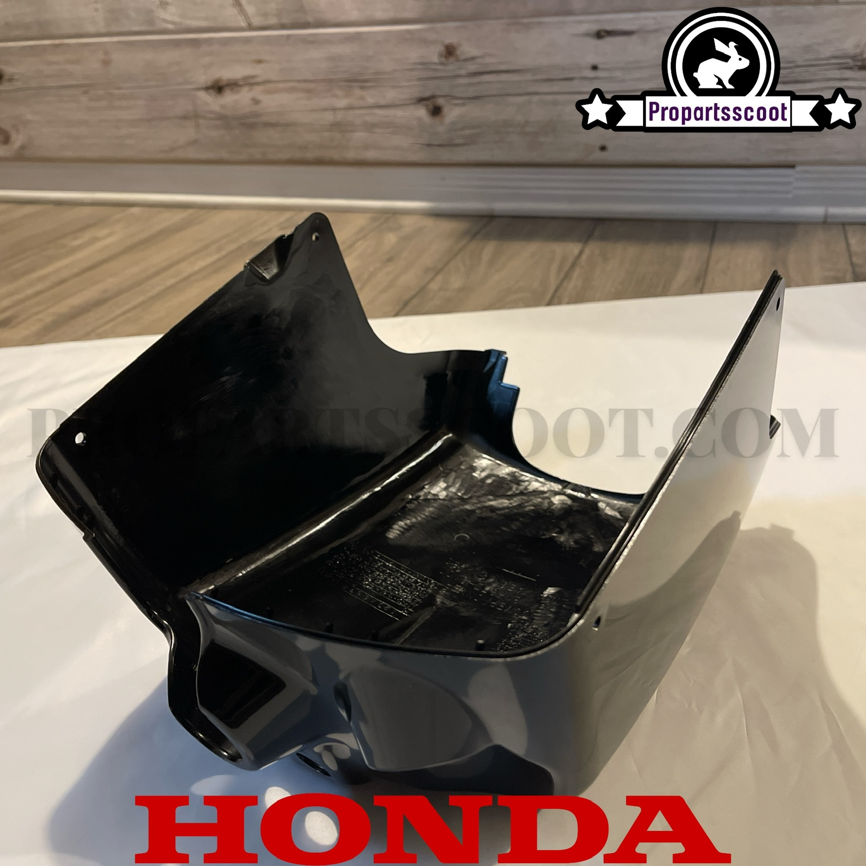Rear Battery Box - Cover Black - (Honda Ruckus)