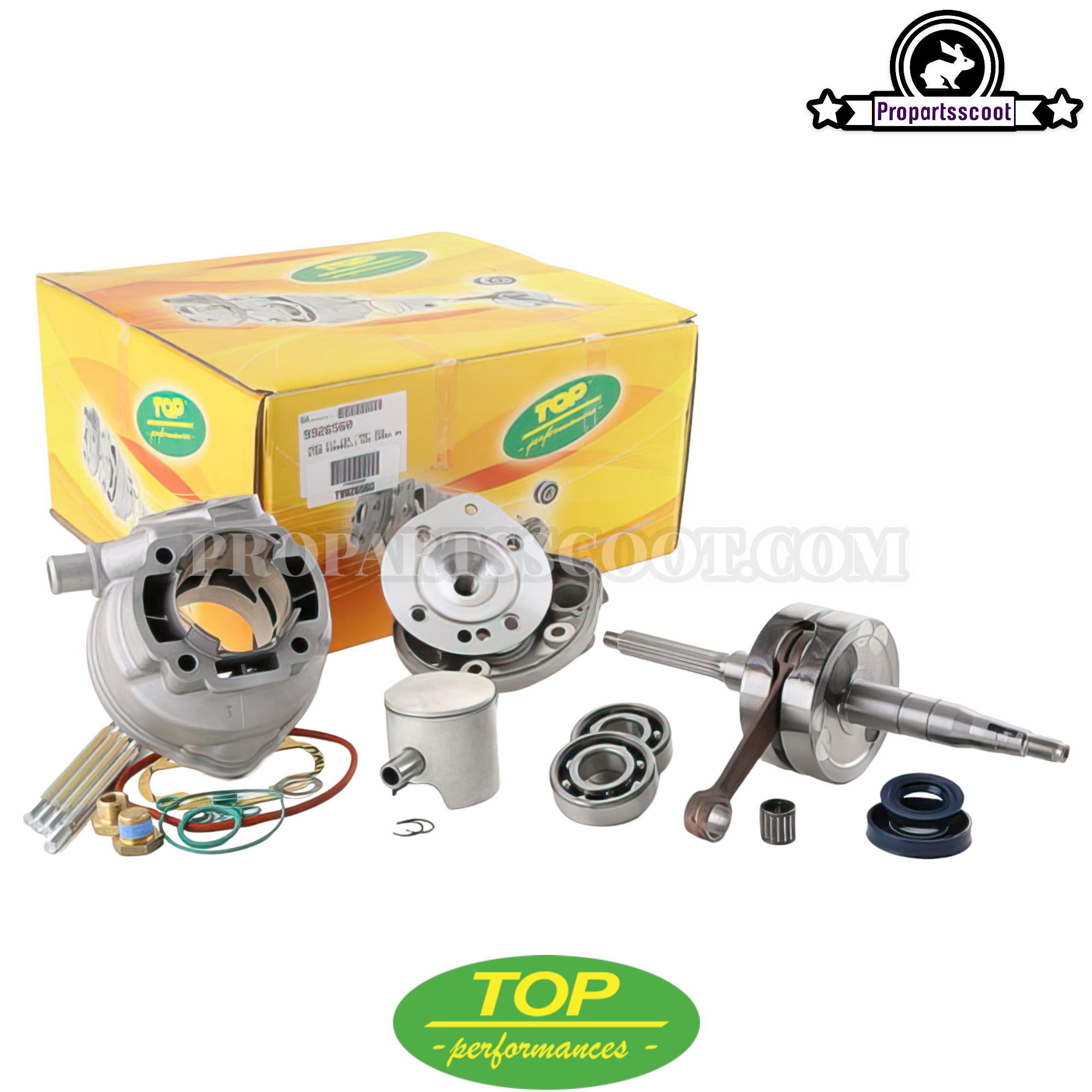 Cylinder Package Top Performances 86cc (12mm) for Minarelli Horizontal LC