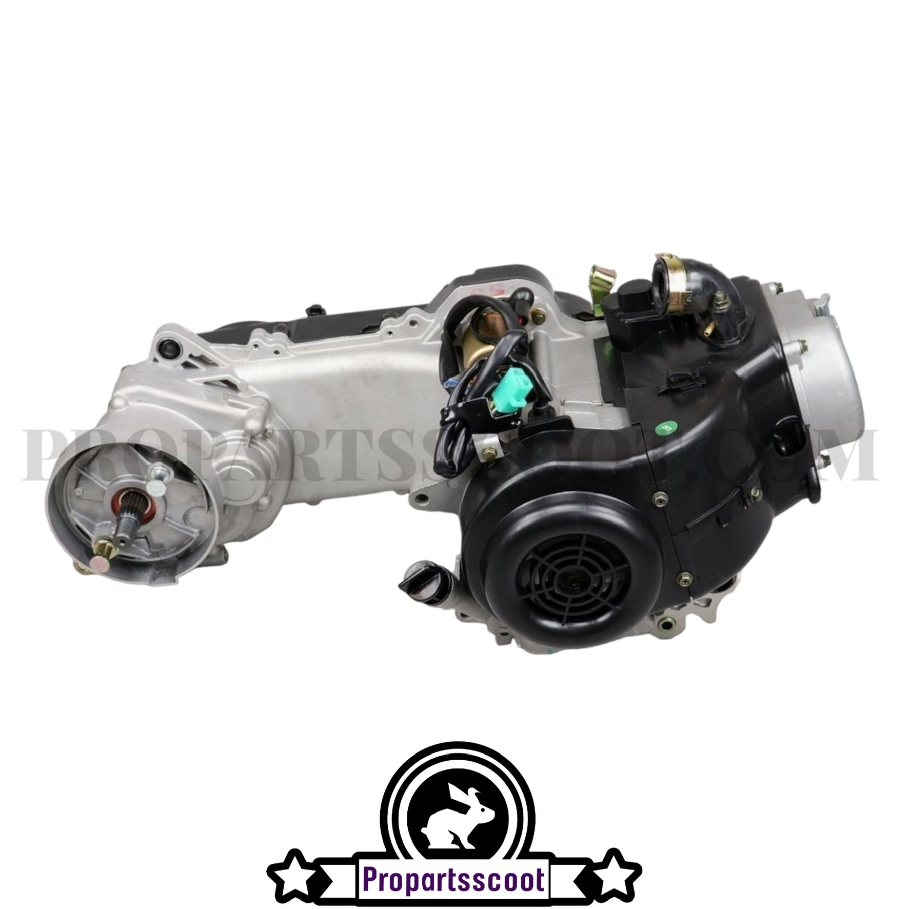 GY6 150cc Engine Long Case - (54mm Spacing) - BN157QMJ (12 Inch)