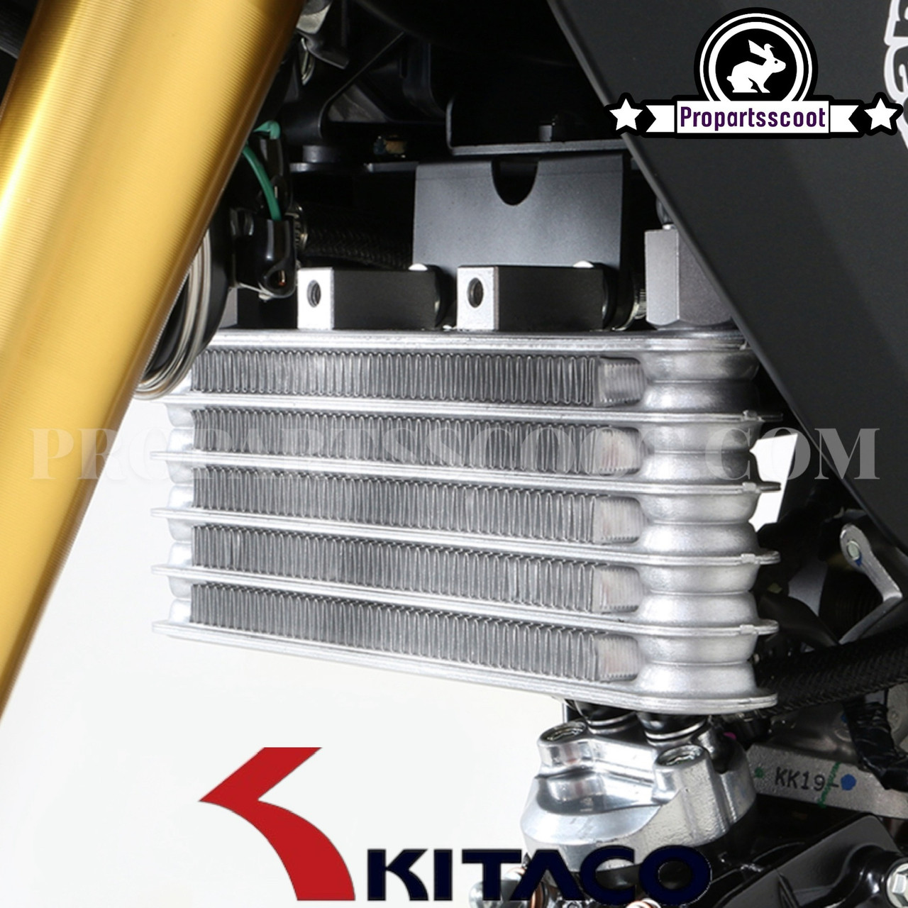 Kitaco Super Oil Cooler Kit 5 Row for Honda Grom MSX 125cc 2022+ 4T ...