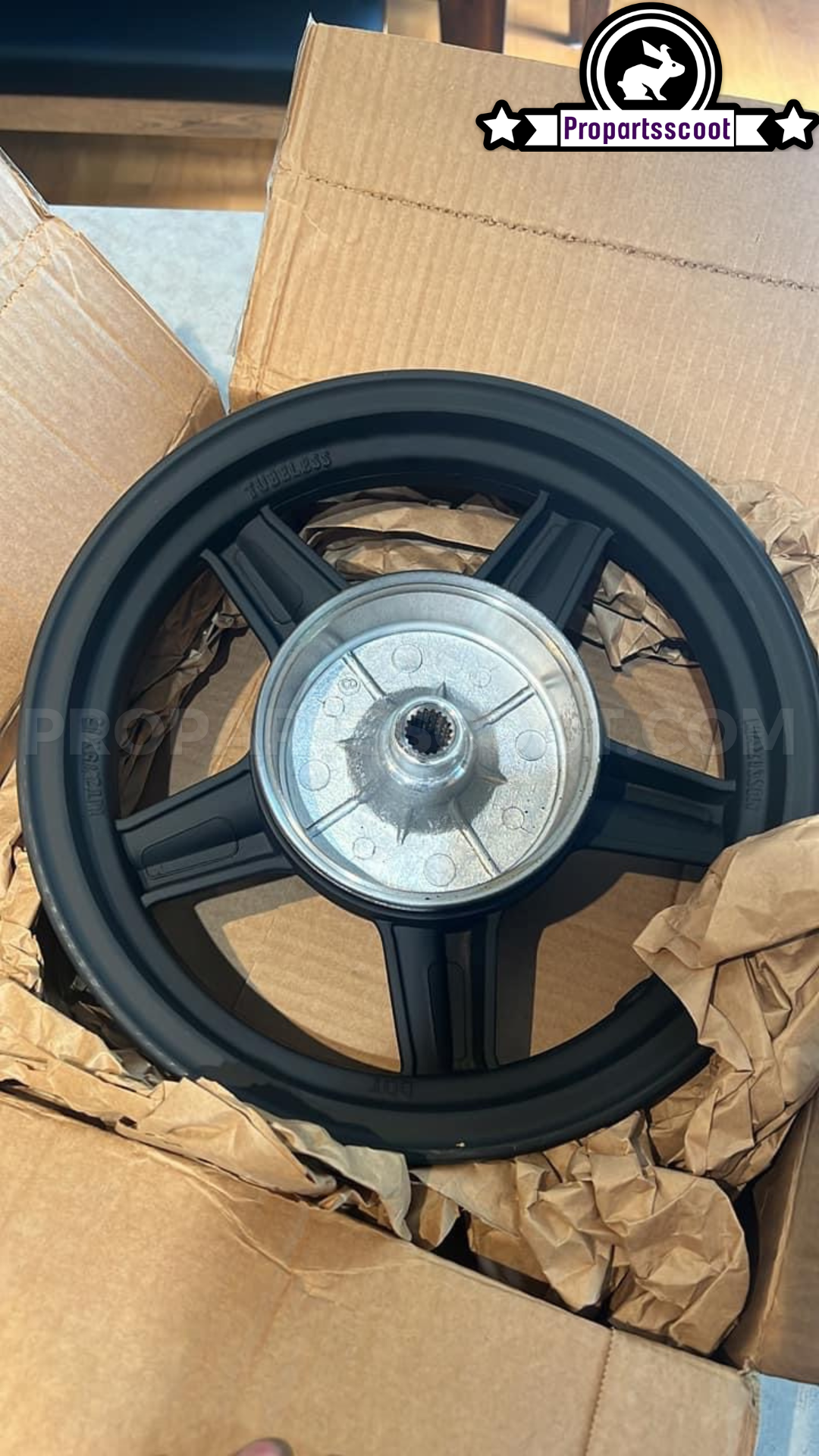 Set wheel 5-Star GY6 125-150cc — (12x4)