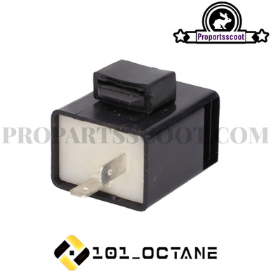 Flasher Relay 2-Pin Electronic LED / Standard 1-100 Watts with Signal Tone