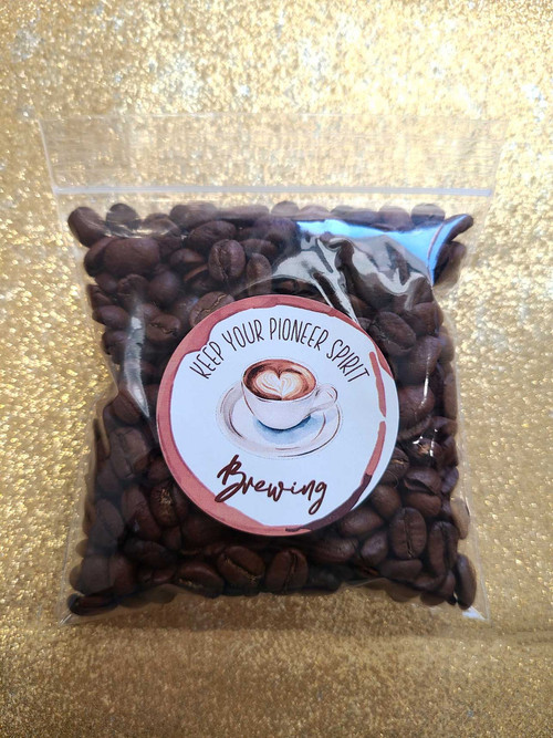 Keep your pioneer spirit brewing coffee cup stickers JW pioneer school ...