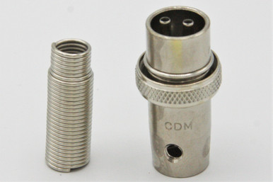 Connector, 2 Pin Male Mic Plug