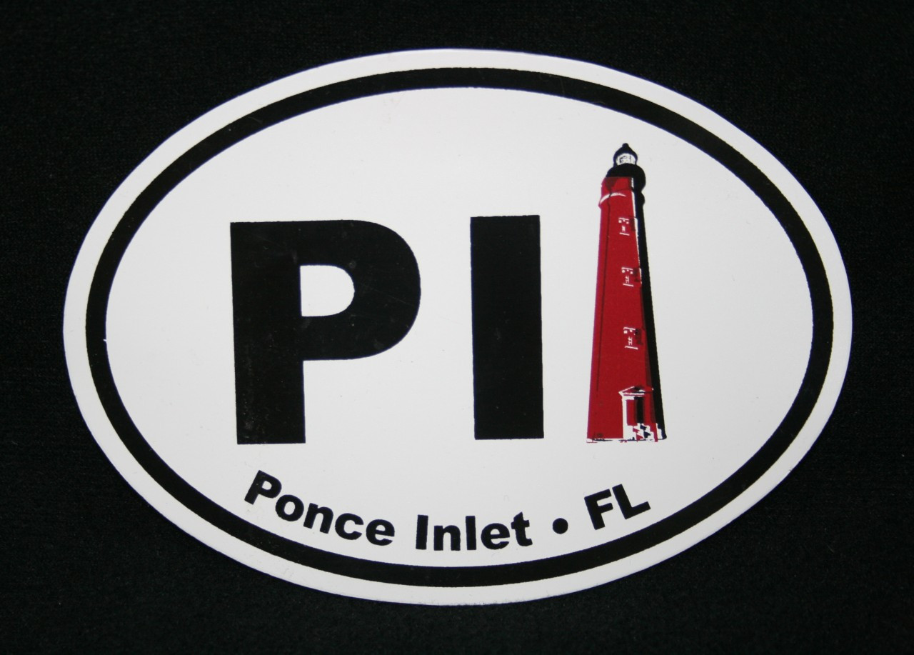 Custom Collectible Gifts - Decals & Stickers - Ponce Inlet Lighthouse ...