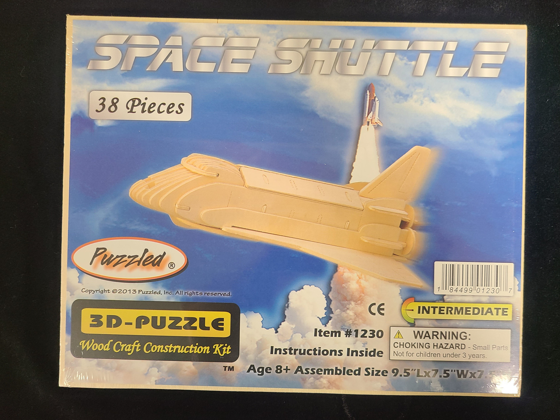 Space Shuttle 3D Wood Puzzle - Ponce Inlet Lighthouse Locker