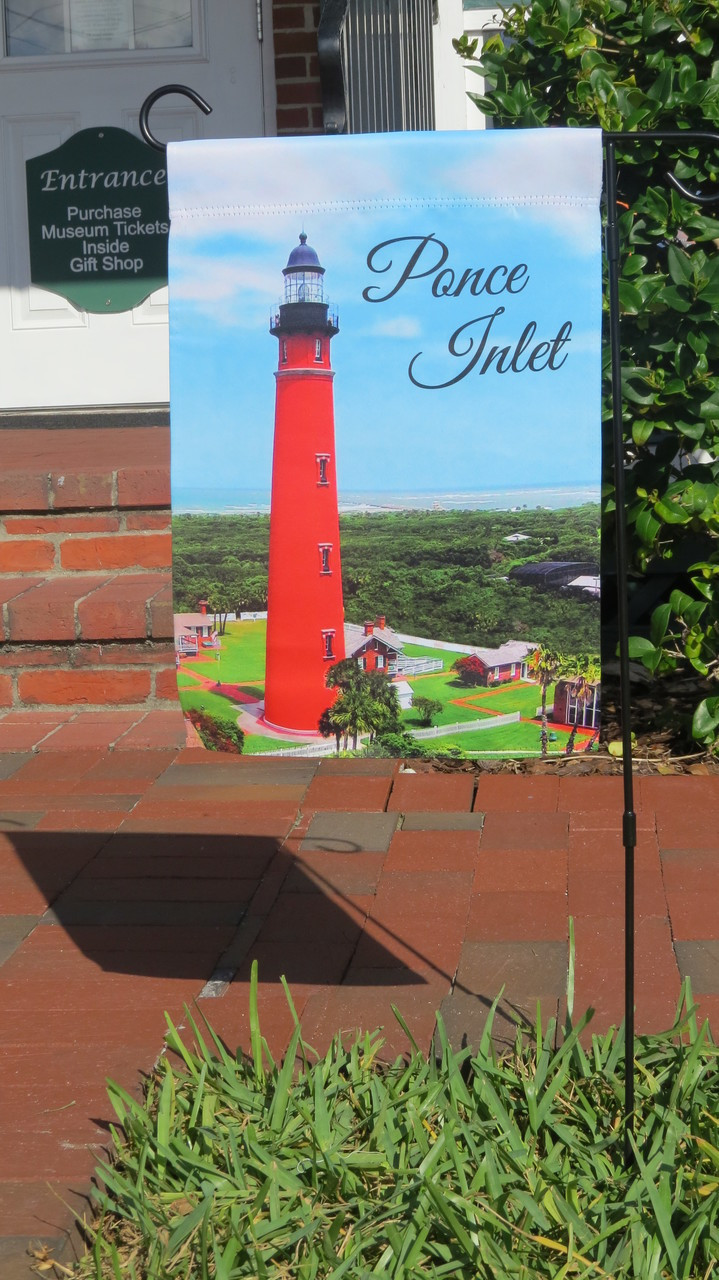 Custom Lighthouse Yard Flag - Ponce Inlet Lighthouse Locker