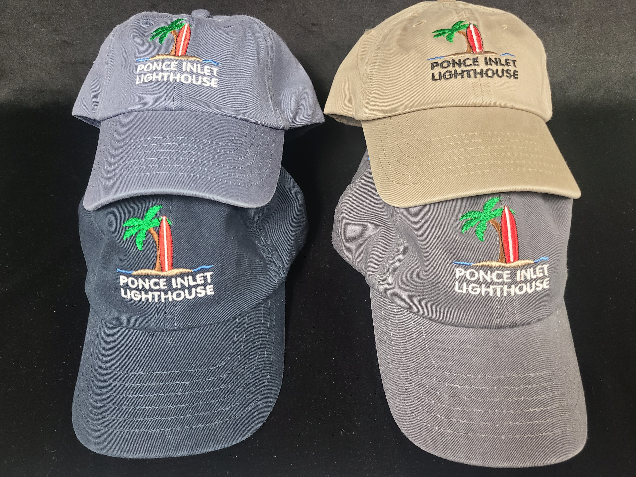 Youth boys surfboard baseball hat - Ponce Inlet Lighthouse Locker