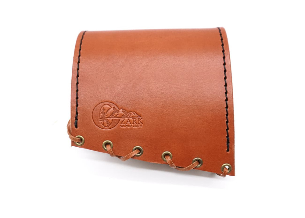 Leather Buttstock Cover with Ammo Loops - Ozark Mountain Leather™