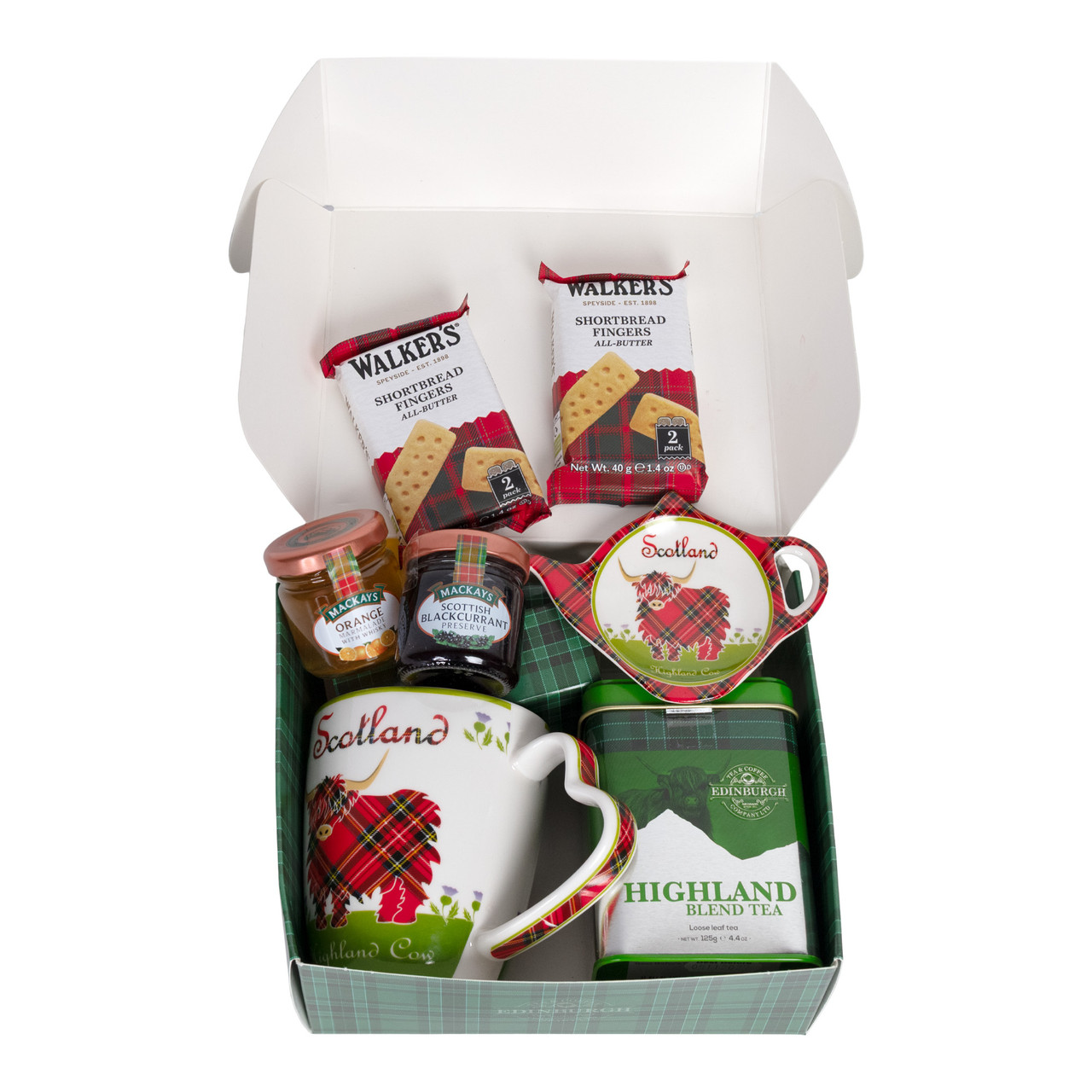 Highland Cow Mug and Teabag Holder Set