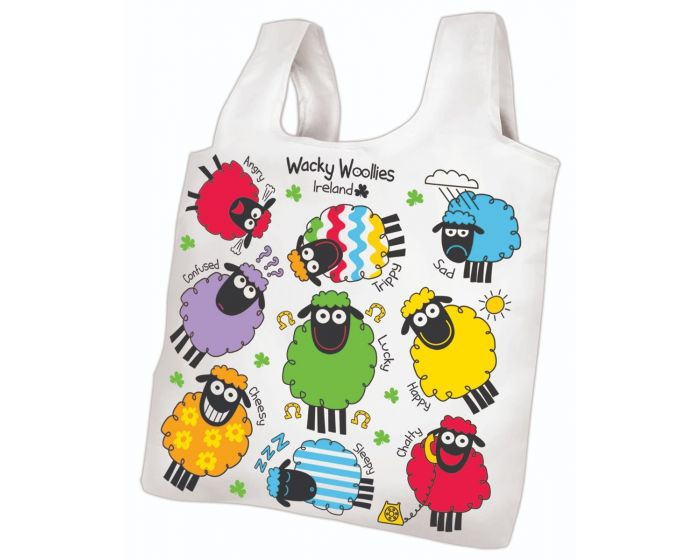Wacky Woollies Fold Up Bag | Exclusively Irish