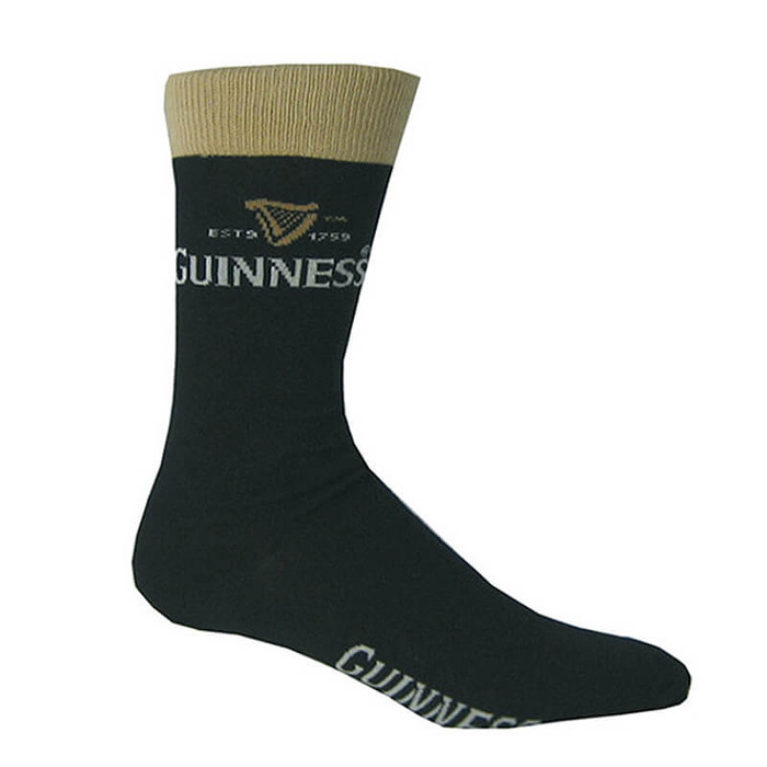 Black Guinness Signature Pint Socks | ExclusivelyIrish.com