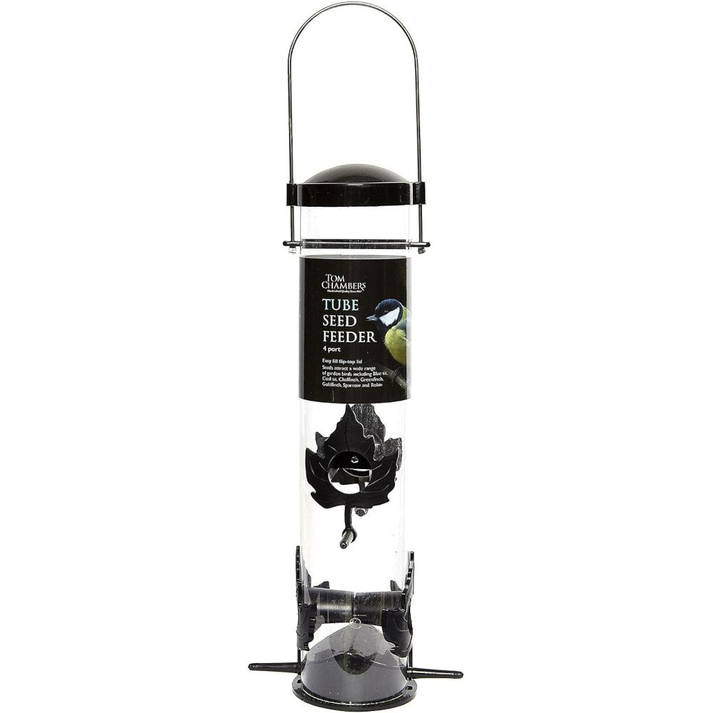 Tube Seed Feeder 4 Port - Mr Middleton Garden Shop