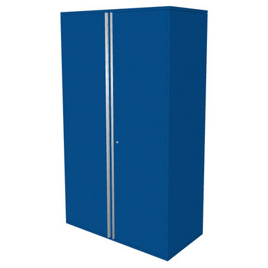 Saber blue 48" storage cabinet