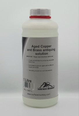 Aged Copper and Brass antiquing solution - Surface Monkey Limited