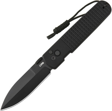 CJRB Locust Button Lock Black G10